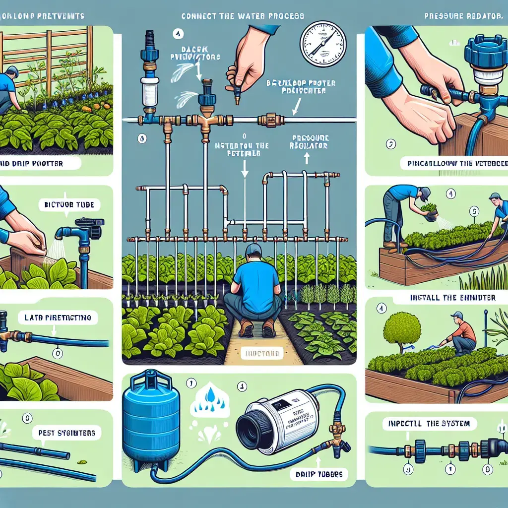 How To Install A Simple Drip Irrigation System For Your Garden
